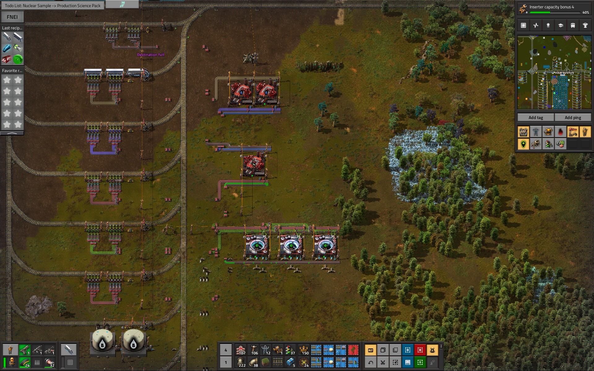 I finally made my first production science packs (Pyanodon w/o AL) : r ...